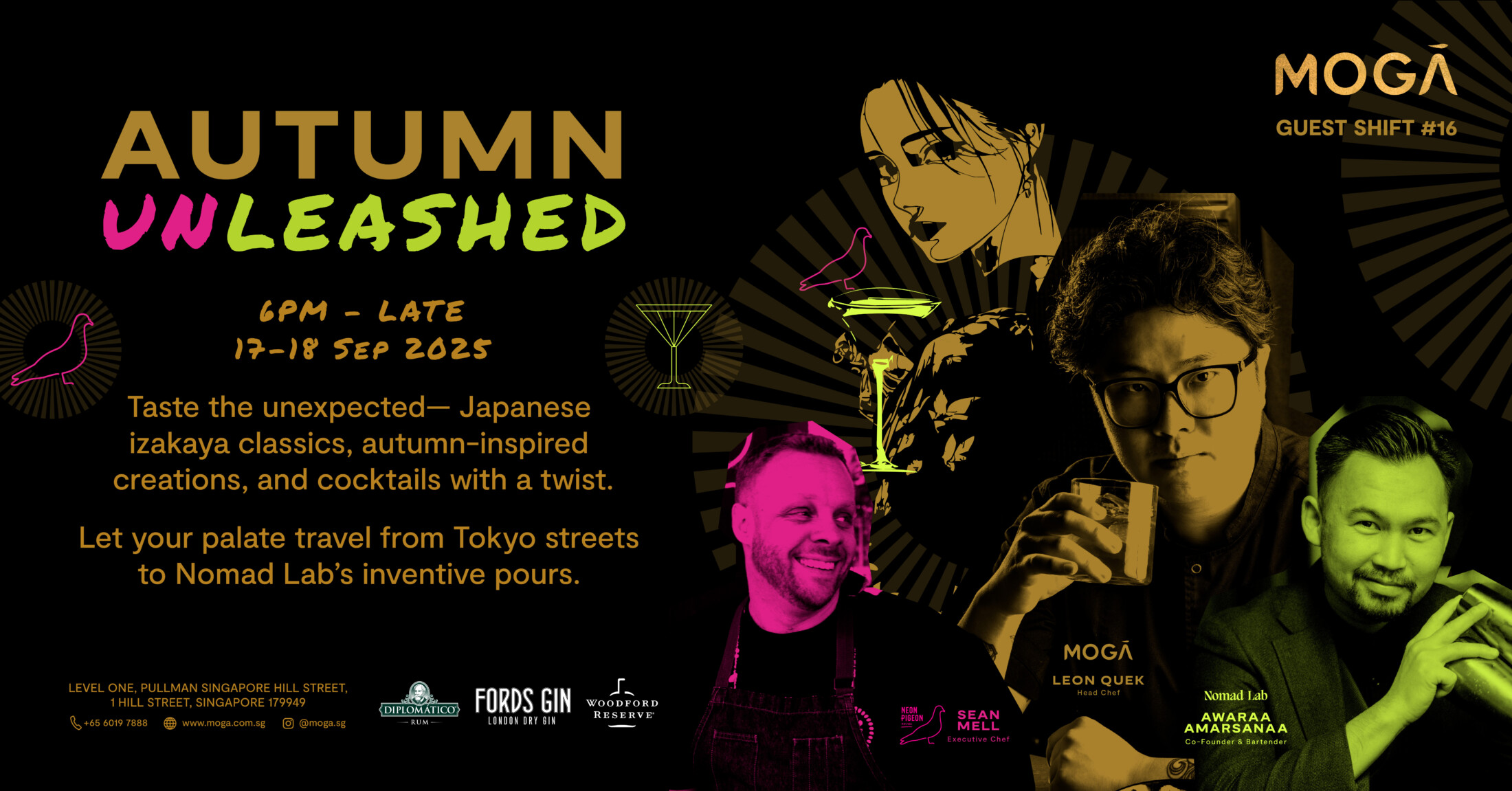 MOGA Izakaya Cocktail Bar | Pullman Singapore Hill Street | Best ...